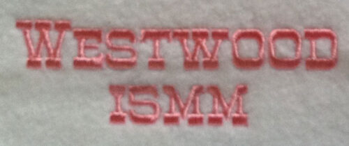 ESA Embroidery Font: Westwood 15mm | Legacy
