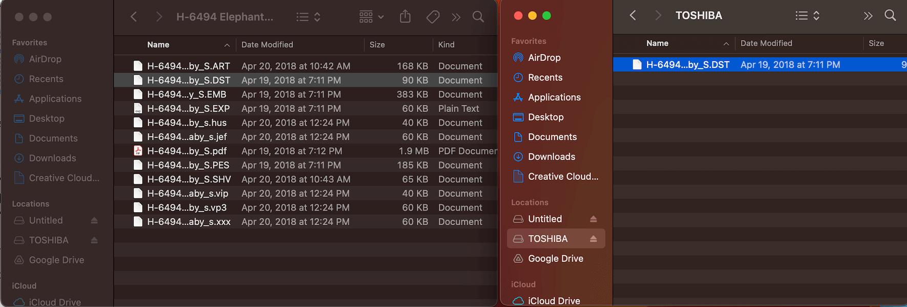 Transfer Design Folder to USB | Embroidery Legacy