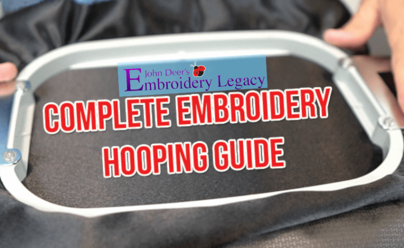 Embroidery Hooping: Tutorial, Tips & Aids