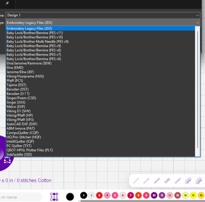 Machine Embroidery Files: Formats & Types Explained