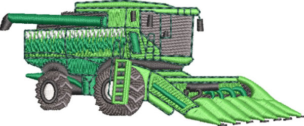 Embroidery Design: Farming Combine 3 sizes | Legacy