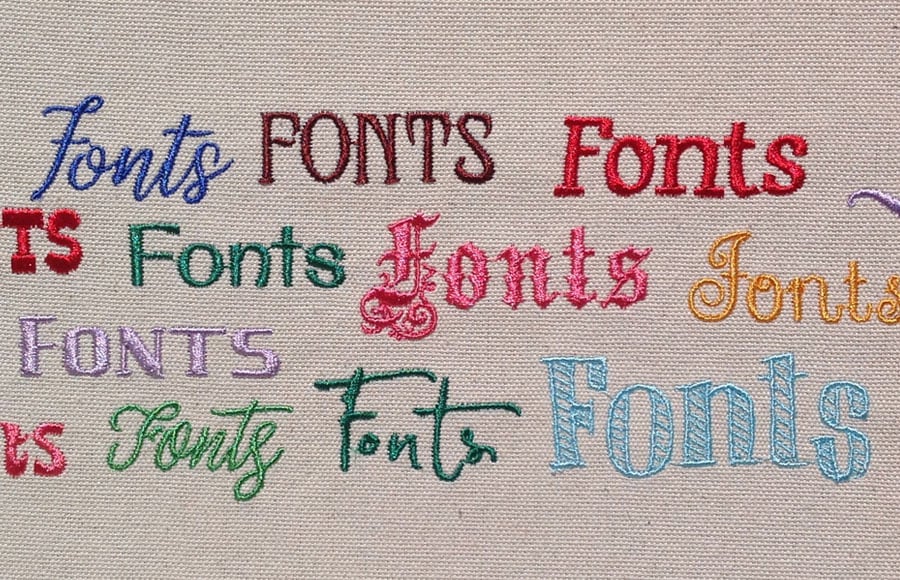 Machine Embroidery Fonts Guide | Embroidery Legacy