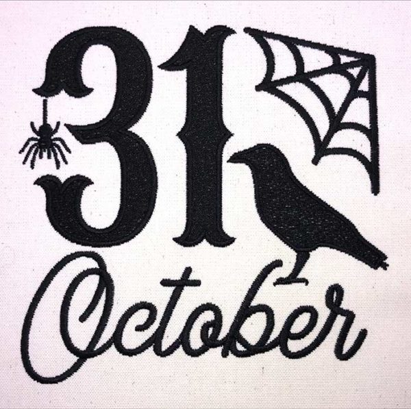 Embroidery Design: 31 October | Embroidery Legacy