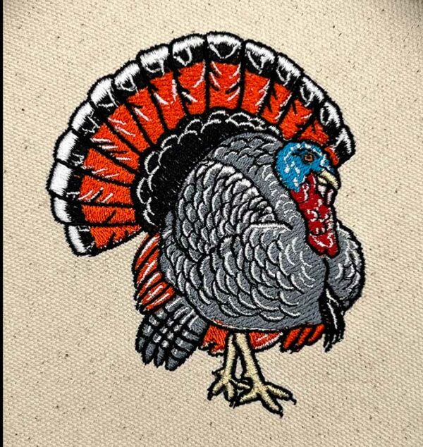 Embroidery Design: Proud Turkey – 3 sizes | Legacy