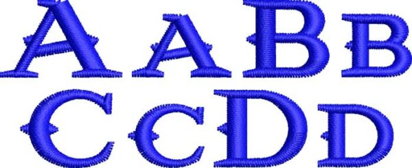 ESA Embroidery Font: Westside 15mm | Embroidery Legacy