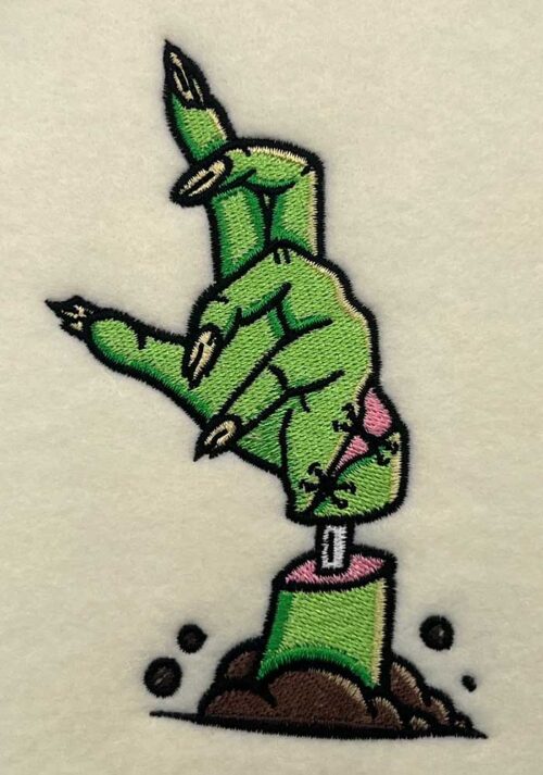Embroidery Design: Zombie Hand | Legacy