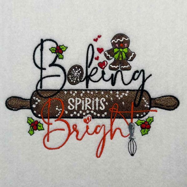 Embroidery Design: Baking Spirits – 2 sizes | Embroidery Legacy