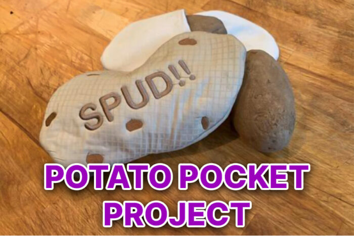 Potato Pockets: Embroidered Tutorial for Beginners