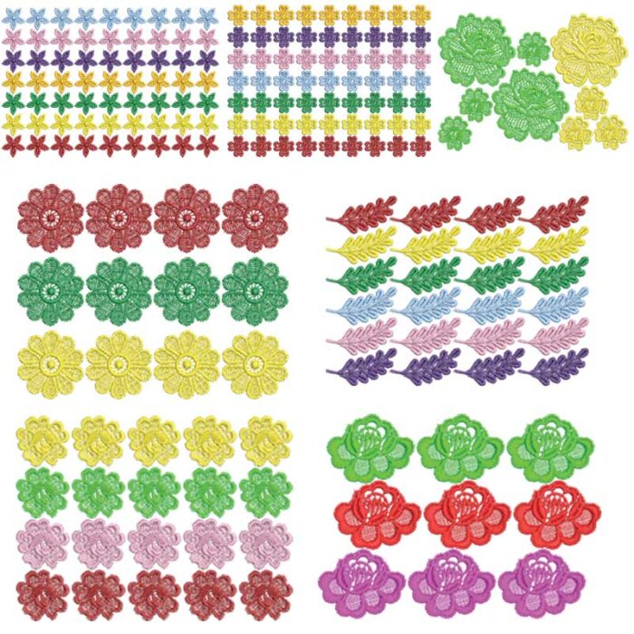 Premium ITH Embroidery Design: 3D Floral Deco Bundle | Embroidery Legacy