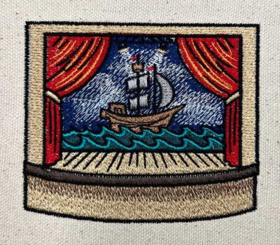 Embroidery Design: Stage Scenery – 3 sizes | Legacy