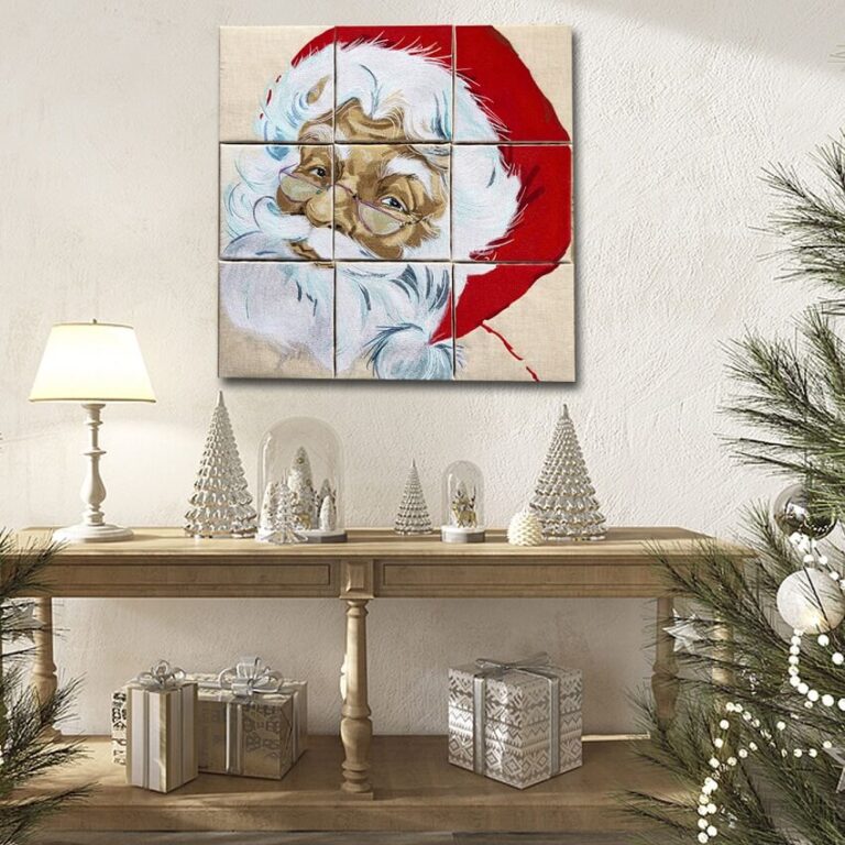 Premium Embroidery Design: Santa Tile Scene | Embroidery Legacy