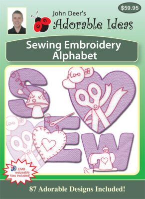 Embroidery Design Pack: Sewing Embroidery Alphabet | Legacy