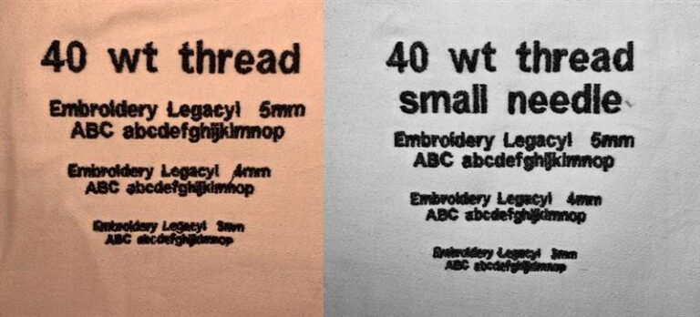 Tips for Stitching Small Embroidered Letters Cleanly