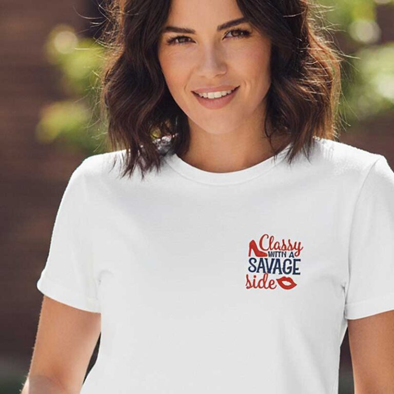 Embroidery Design: Classy With A Savage Side