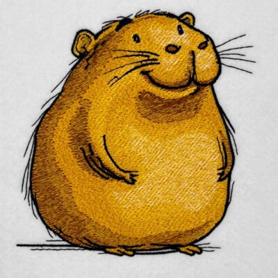 Embroidery Design: Capybara