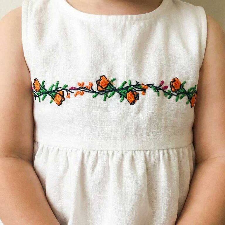 Embroidery Design: EL Floral Set 2: Design G | Embroidery Legacy