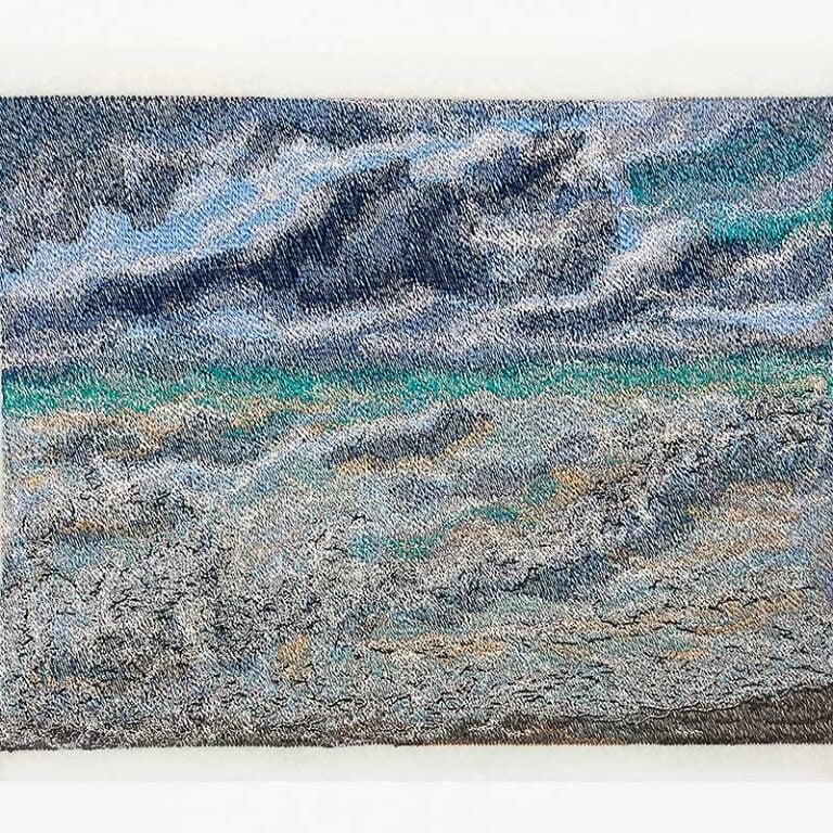 Embroidery Design: The Seascape by Pierre-Aguste Renoir