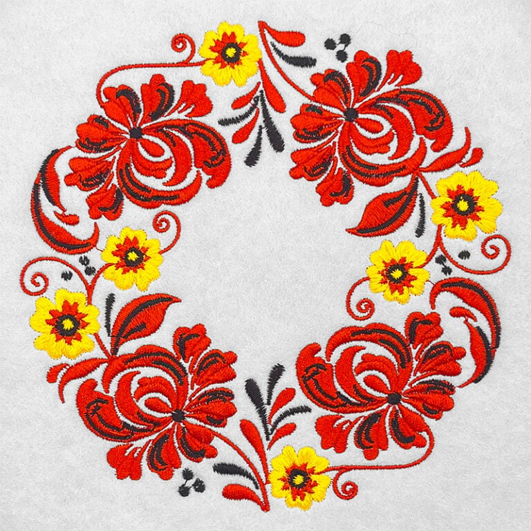Embroidery Design: Russian Art Circle 8 | Legacy