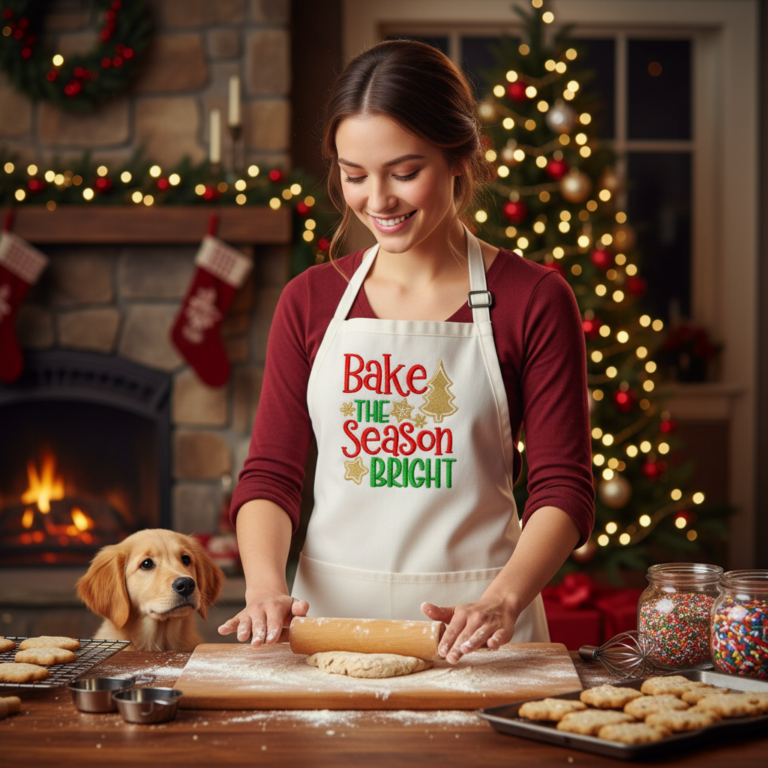Embroidery Design: Bake The Season Bright | Embroidery Legacy