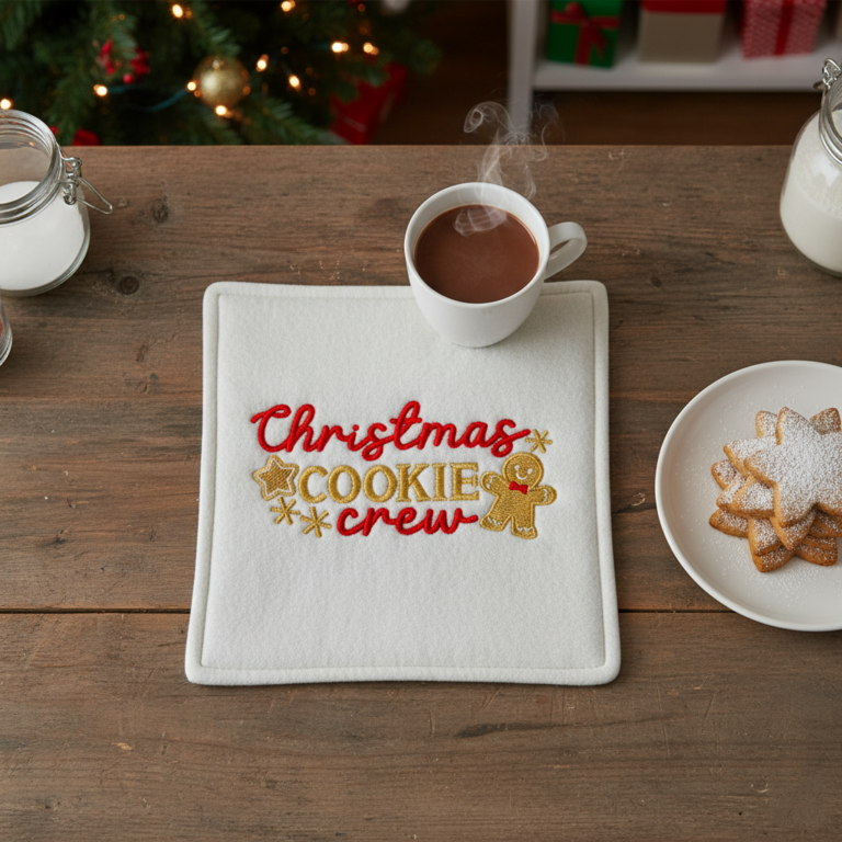Embroidery Design: Christmas Cookie Crew | Embroidery Legacy