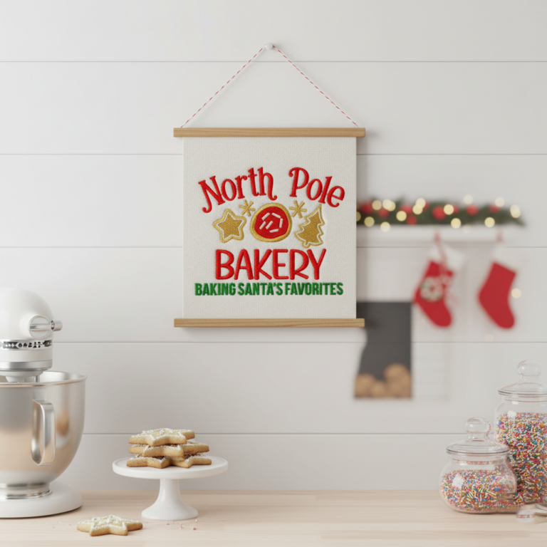 Embroidery Design: North Pole Bakery