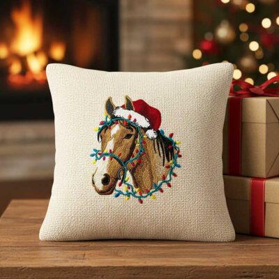 Embroidery Design: Christmas Horse 2 | Legacy