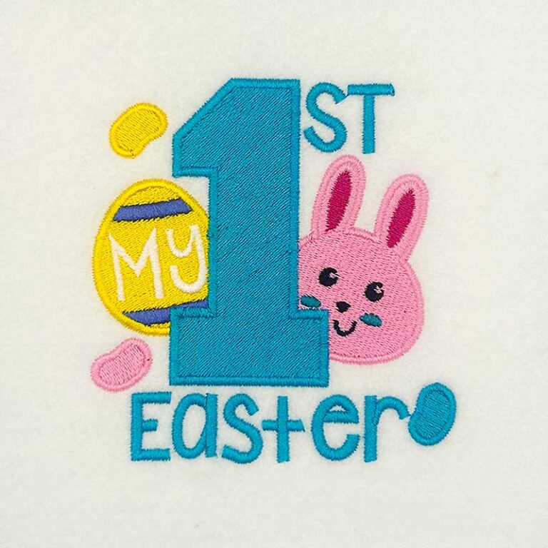 Embroidery Design: My 1st Easter
