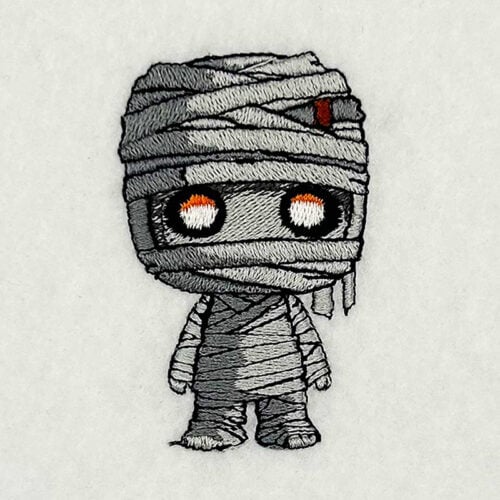Embroidery Design: Chibi Mummy
