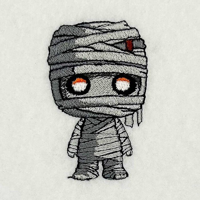 Embroidery Design: Chibi Mummy