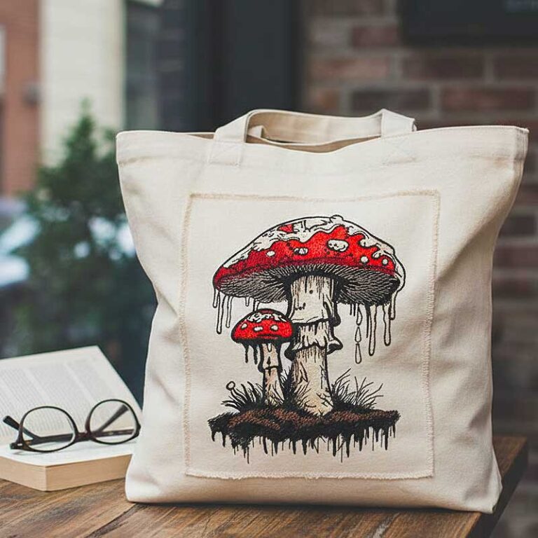 Embroidery Design: Grunge Mushroom 1 | Legacy