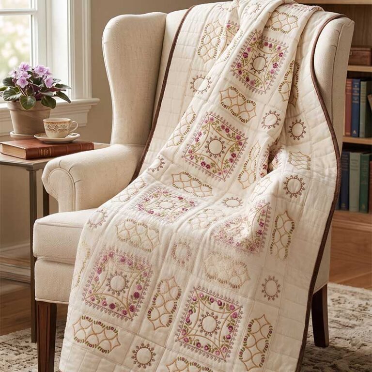 Janet Sansom Embroidery Design Collection: Regina | Embroidery Legacy